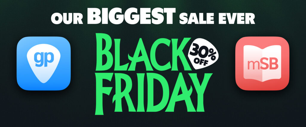 Black Friday Sales! Save big on Guitar Pro 8 and mySongBook! – Guitar ...